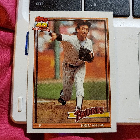 Other | Eric Show 613 Baseball Card | Poshmark